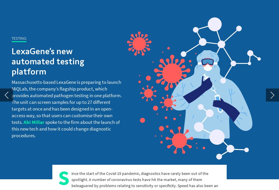 LexaGene’s new automated testing platform - Medical Technology | Issue ...