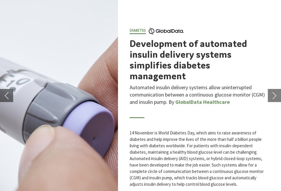 Development of automated insulin delivery systems simplifies diabetes ...