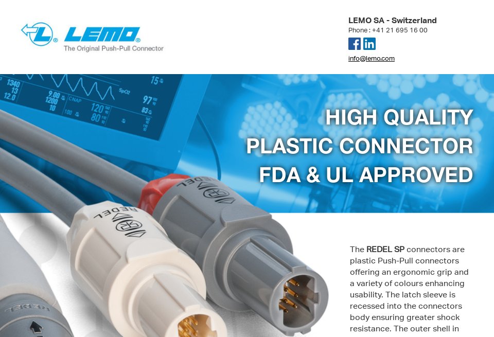 Lemo - Medical Technology | Issue 32 | October 2020